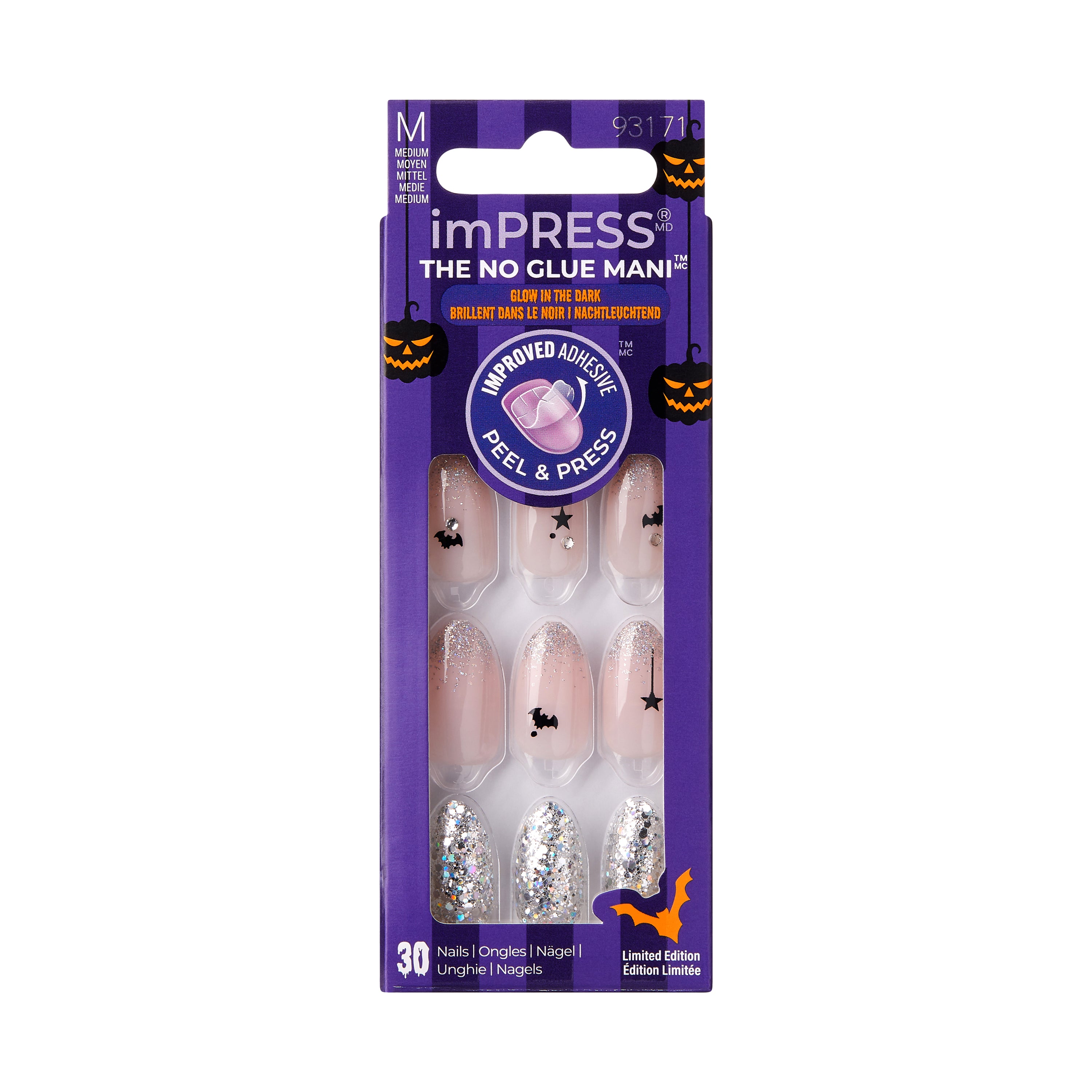 Kiss imPRESS Halloween Nails - Caution Ahead