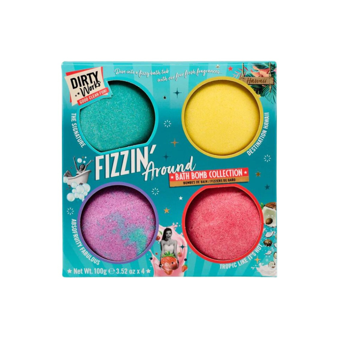 Dirty Works Fizzin' Around Bath Bomb Collection