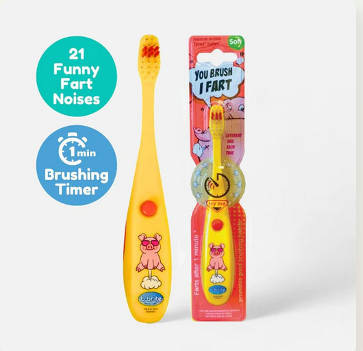b.Brite Kids Timer Toothbrush – Farting