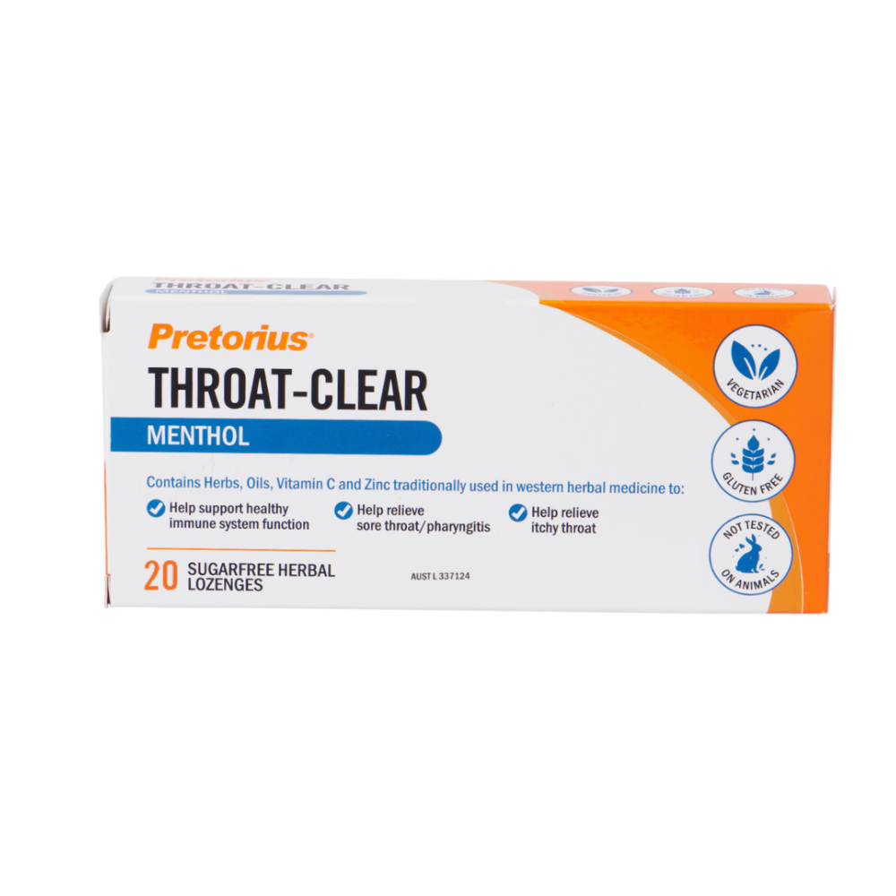 Pretorius Throat Clear - Menthol